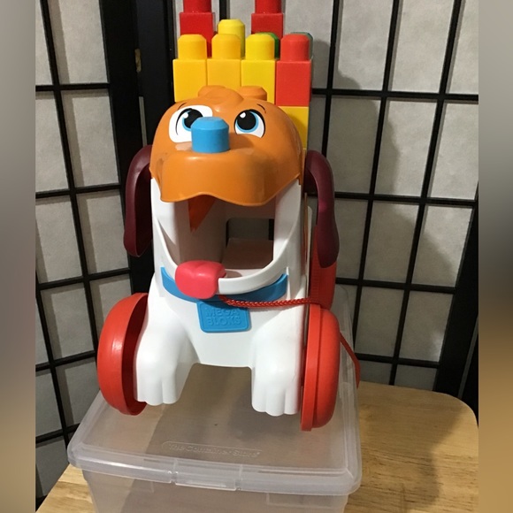 Mega Bloks | Toys | Mega Bloks First Builders Pullalong Puppy With Big ...
